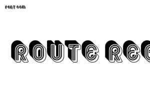 Route Regular Font - Free Font Download
