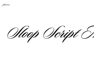Sloop Script Medium One Font - Free Font Download