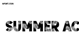 Summer Activity Font - Free Font Download