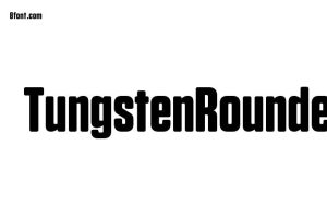 TungstenRounded-Bold Font - Free Font Download