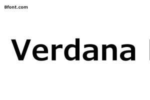 Verdana Pro SemiBold Font - Free Font Download