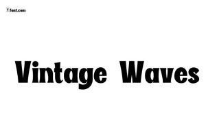 Vintage Waves Font - Free Font Download
