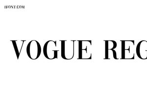 Vogue Regular Font - Free Font Download