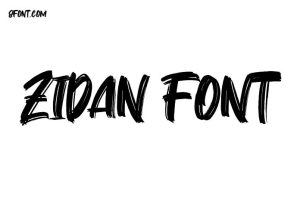 Zidan Font - Free Font Download