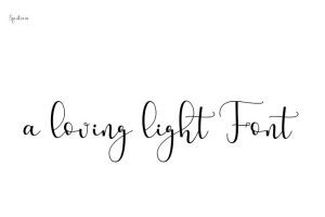 a loving light Font - Free Font Download