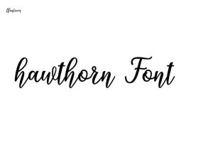 hawthorn Font - Free Font Download