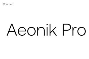 Aeonik Pro Bold Font - Graphic Design Fonts