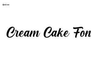 Cream Cake Font - Free Font Download