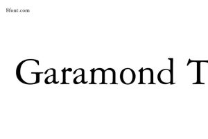 Garamond Three Font - Free Font Download