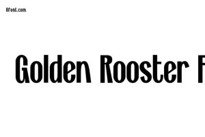 Golden Rooster Font - Free Font Download