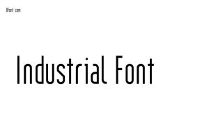 Industrial Font - Free Font Download