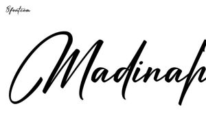 Madinah Authentic Font - Free Font Download