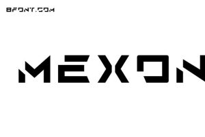 Mexon Regular Font - Free Font Download