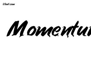 Momentum Font - Free Font Download