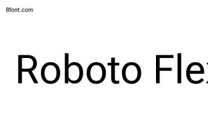 Roboto Flex Regular Font - Free Font Download