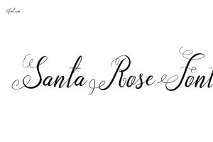 Santa Rose Font - Free Font Download