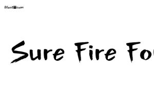 Sure Fire Font - Free Font Download