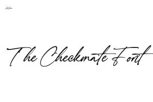 The Checkmate Font - Free Font Download