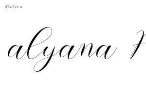 alyana Font - Free Font Download
