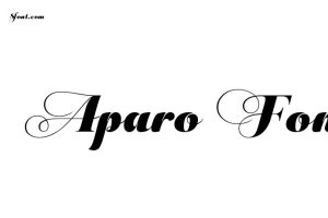 Aparo Font - Free Font Download