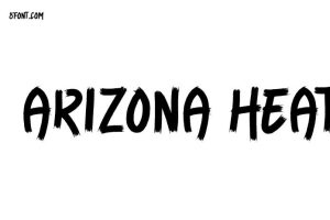 Arizona Heatwave Font - Free Font Download
