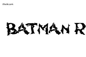 BATMAN ROBINSON Font - Free Font Download