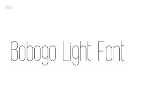 Bobogo Light Font - Free Font Download