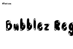 Bubblez Regular Font - Free Font Download