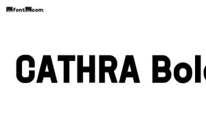 CATHRA Bold Font - Free Font Download