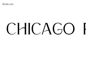 CHICAGO Regular Font - Free Font Download