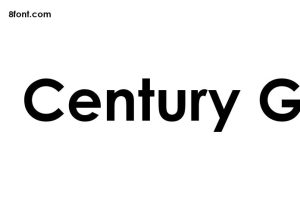 Century Gothic Bold Font - Free Font Download
