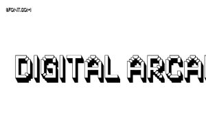 Digital Arcade Regular Font - Free Font Download