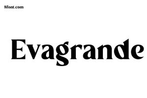 Evagrande Font - Free Font Download