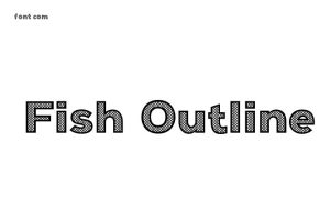Fish Outline Demo Font - Free Font Download