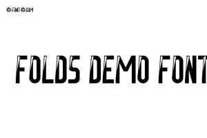 Folds Demo Font - Free Font Download