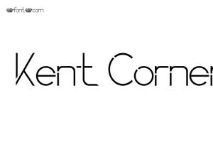 Kent Corner Demo Font - Free Font Download
