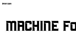 MACHINE Font - Free Font Download