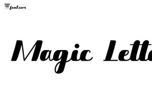 Magic Letter Font - Free Font Download