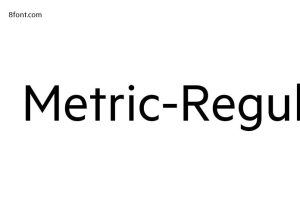 Metric-Regular Font - Free Font Download