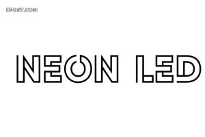 NEON LED Light Font - Free Font Download