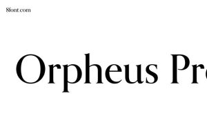 Orpheus Pro Medium Font - Free Font Download
