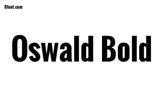 Oswald Bold Font - Free Font Download