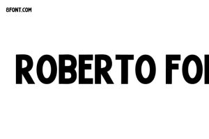 Roberto Font - Free Font Download