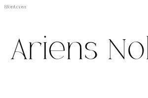Ariens Nobela Font - Free Font Download