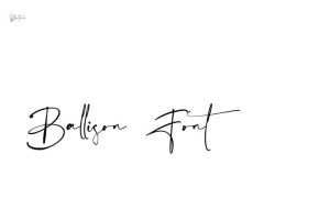 Ballison Font - Free Font Download