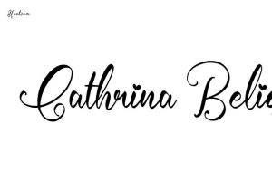 Cathrina Belisha Font - Free Font Download