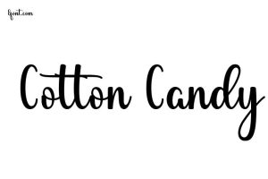 Cotton Candy Font - Free Font Download