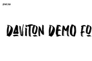 Daviton DEMO Font - Free Font Download
