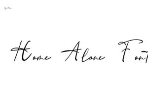 Home Alone Font - Free Font Download