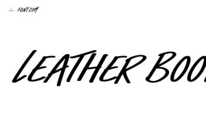 Leather Boots Font - Free Font Download